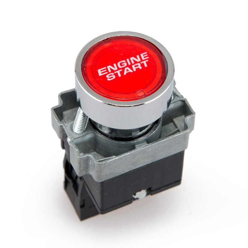 START button, illuminated, 12V :: Warning lights for cars