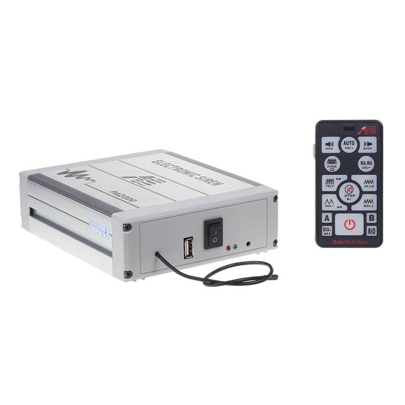 Professional warning system with microphone 200W, 12V :: Warning lights ...