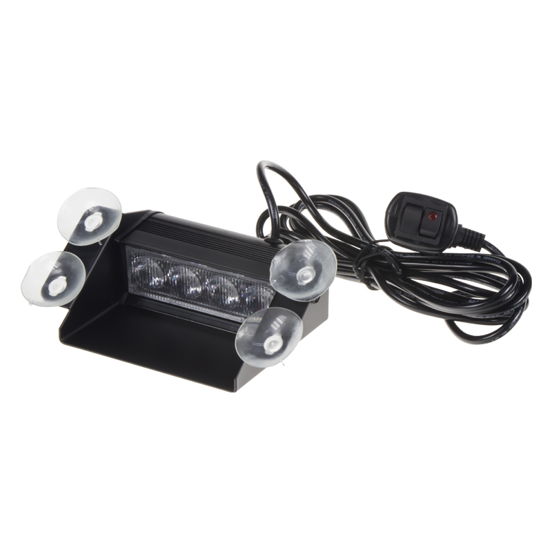 LED predátor vnitřní modrý 12-24V, 4X 3W :: Majáky na auta