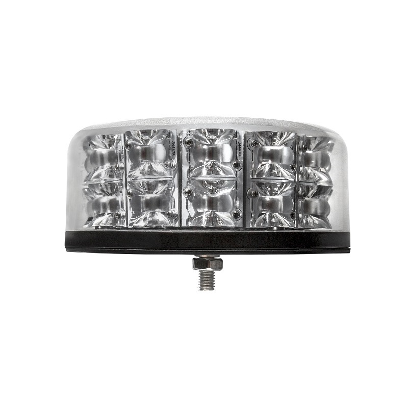 LED maják červeno-modrý 12/24V, pevná montáž, 24x LED 3W, R65 :: Majáky ...