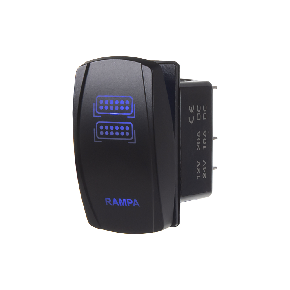 Rocker2 switch RAMPA 12/24V :: Warning lights for cars