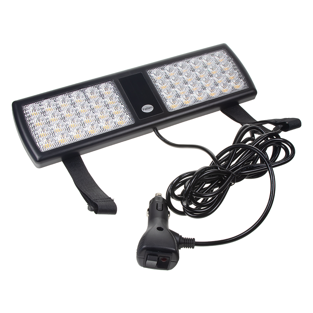 PREDATOR dual LED vnitřní, 48x1W, 12-24V, oranžový :: Majáky na auta