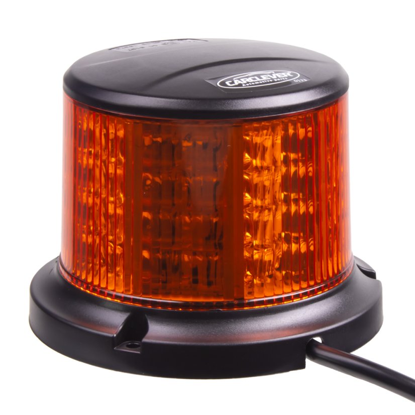 LED beacon, 12-24V, 64x0,5W, orange, fixed mounting, ECE R65 R10 ...